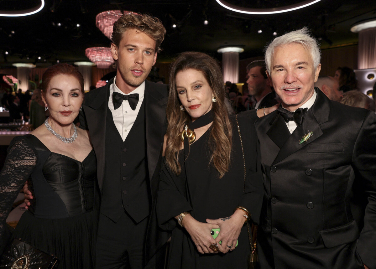 Photo : Priscilla Presley, Austin Butler, Lisa Marie Presley et Baz ...