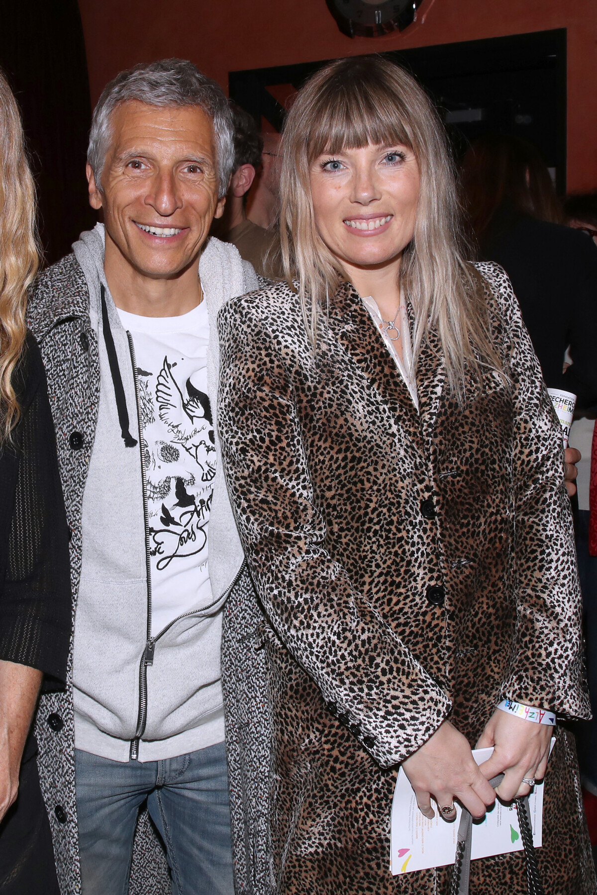 Photo : Exclusif - Nagui et sa femme Mélanie Page - Coulisses du XVème ...