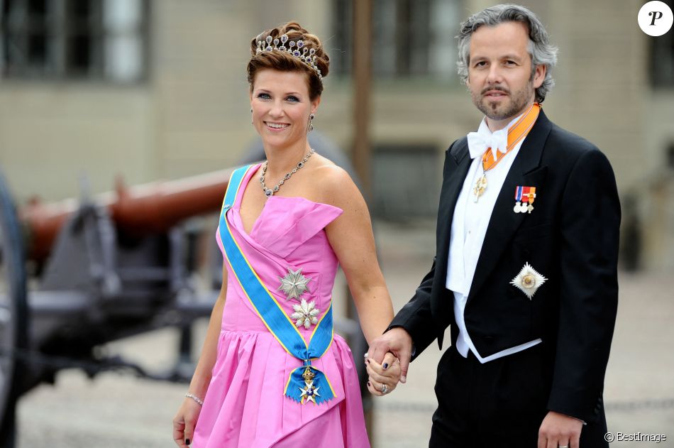La princesse Martha Louise de Norvège et son mari Ari Behn - Arrivée ...