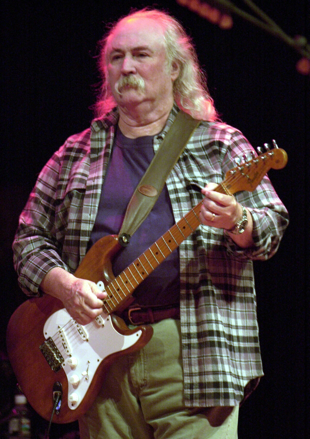 Photo : L'artiste de folk rock David Crosby, du supergroupe Crosby ...