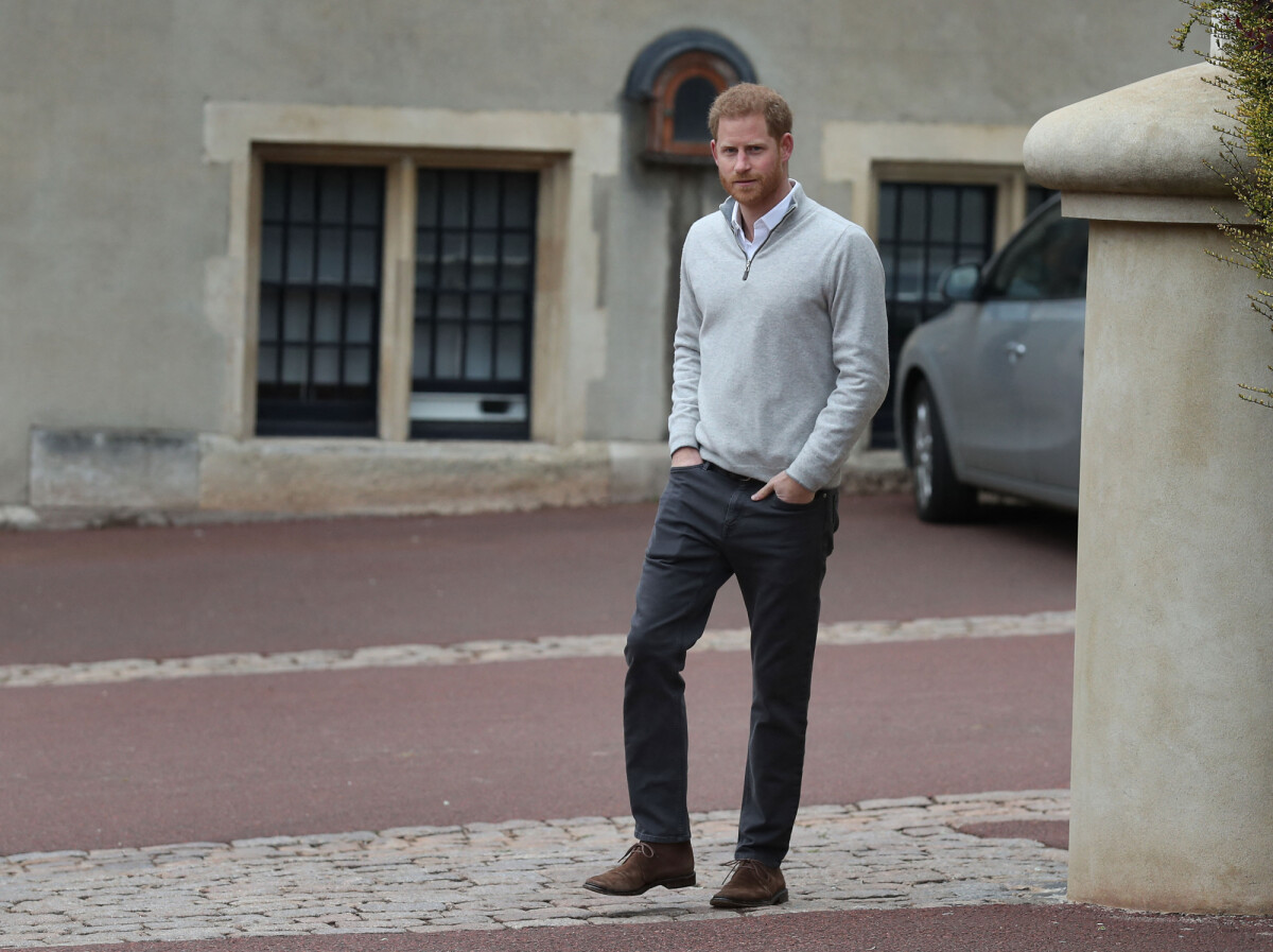 Photo : Le prince Harry, duc de Sussex, annonce à la presse la ...