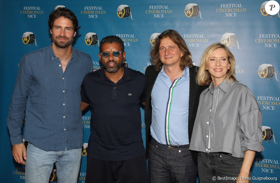 Tom Leeb, Léa Drucker, Youssef Hajdi et Julien Rambaldi lors de la ...