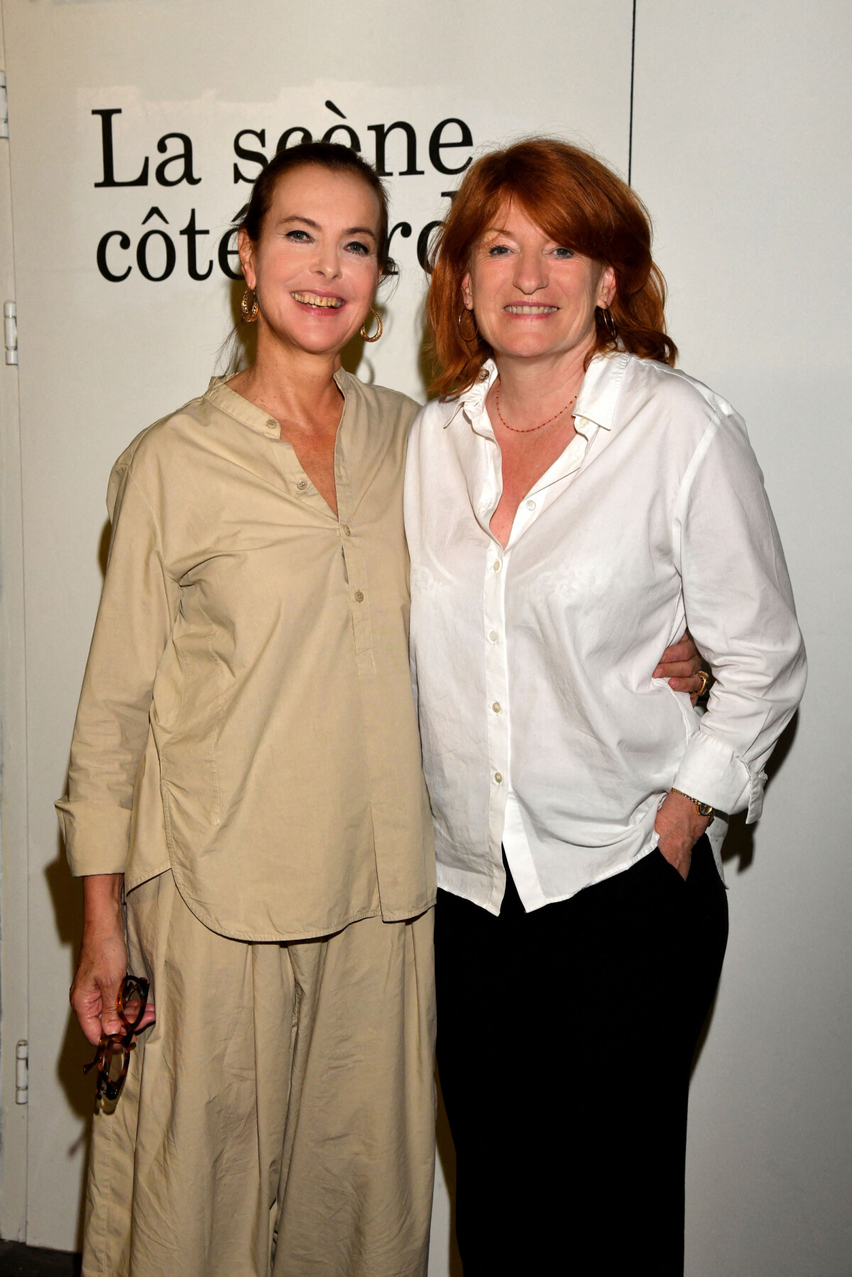 Photo : Exclusif - Muriel Mayette-Holtz et Carole Bouquet durant l ...