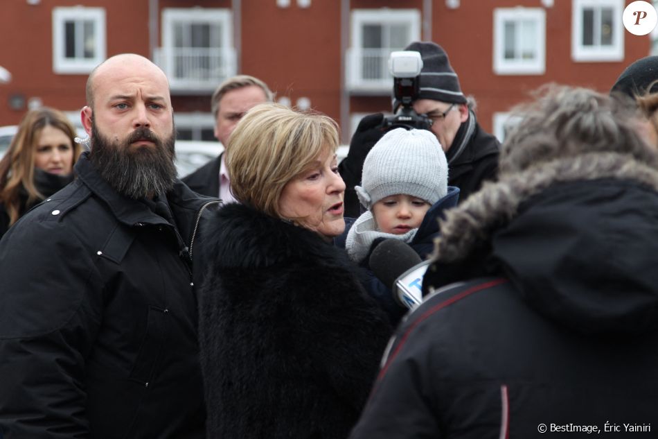 Claudette Dion, soeur de Daniel Dion Obsèques de Daniel Dion, frère de ...