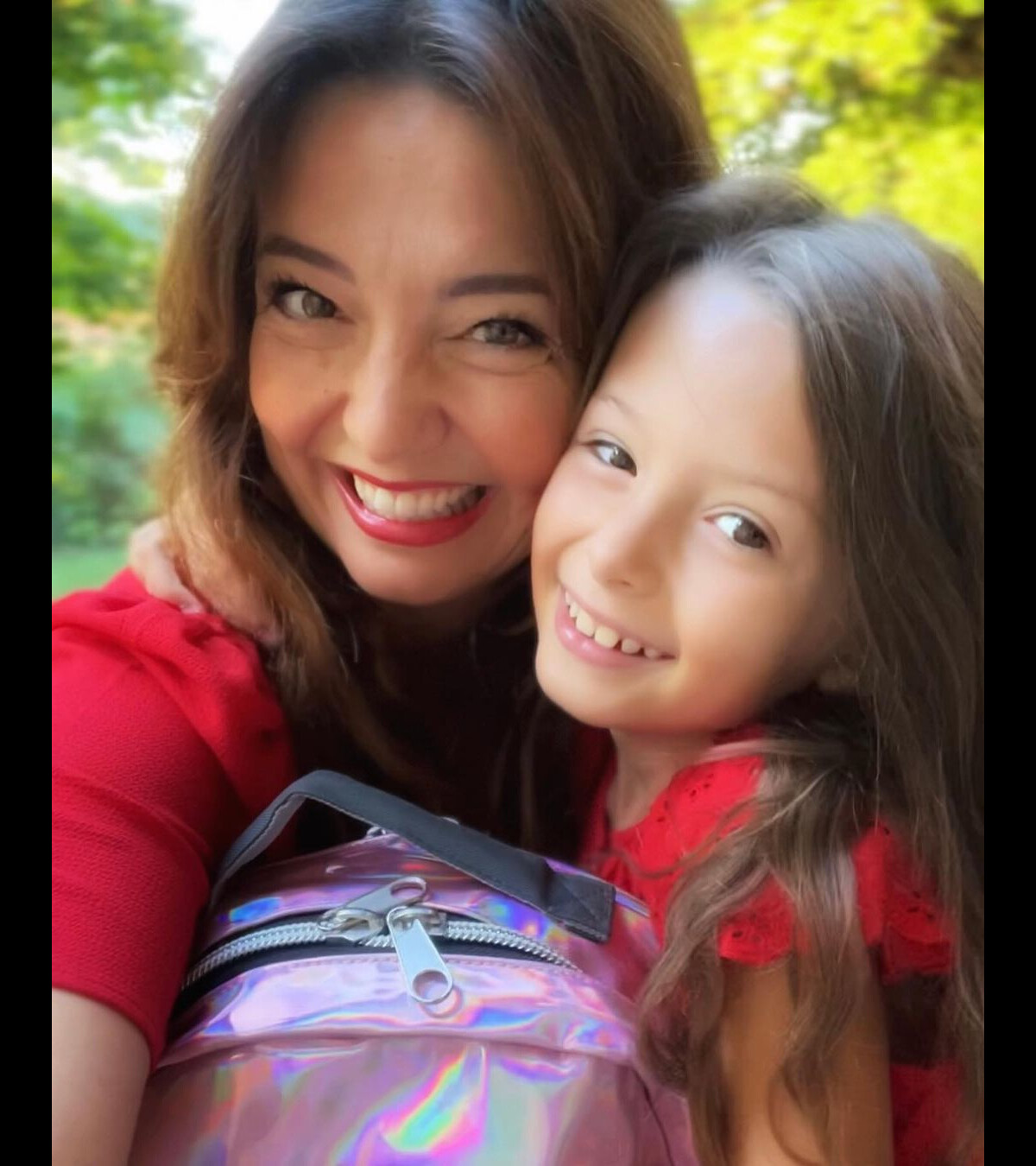 Photo : Carinne Teyssandier et sa fille sur Instagram. - Purepeople