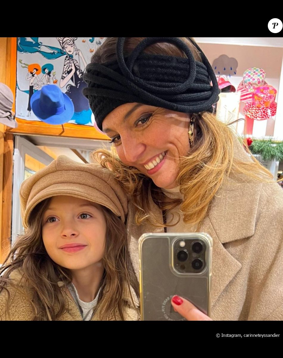Carinne Teyssandier : Photos avec sa fille qui lui ressemble énormément ...