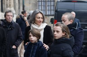 Stéphanie Tesson, Daphné Tesson et la famille - Obsèques de Philippe ...