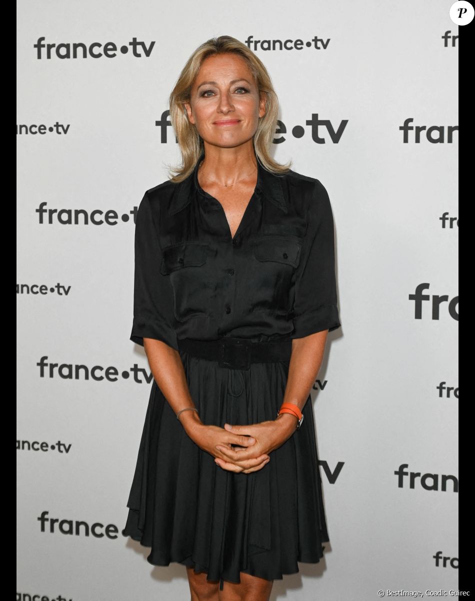 "Il est immense !" : Anne-Sophie Lapix impressionnée par un interlocuteur de taille, les ...