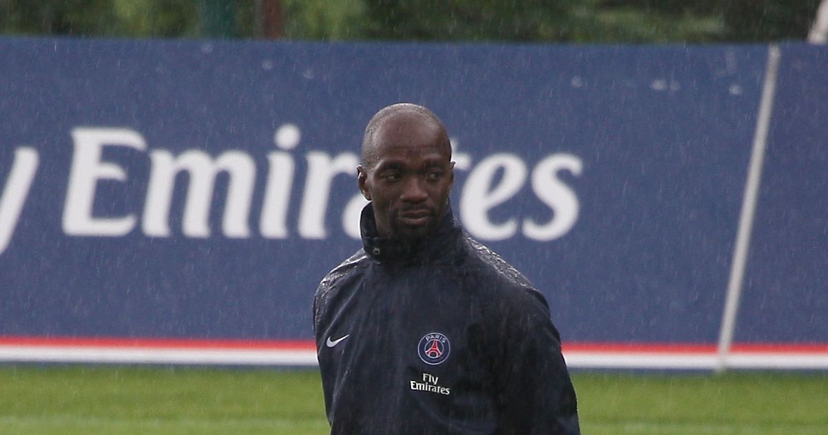 Claude Makelele - Entrainement du Psg avant le match Montpellier-Psg a ...