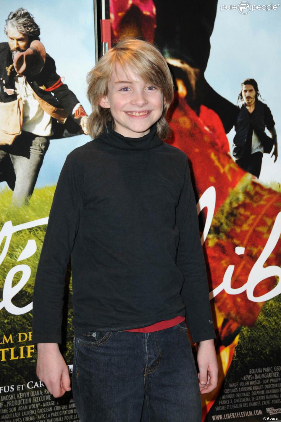 Mathias Laliberté à la première de Liberté, de Tony Gatlif. 22/02/2010 ...