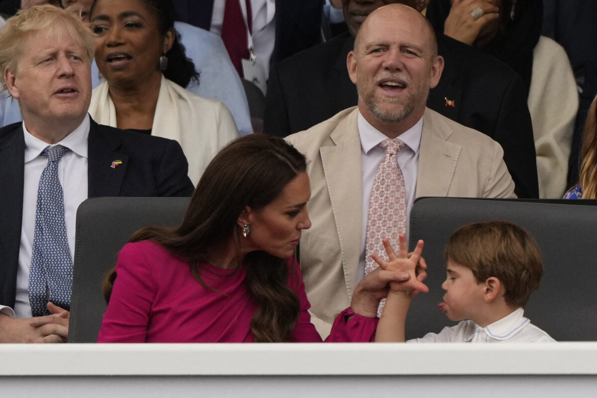 Photo : Le prince Louis and Kate Catherine Middleton, duchesse de ...