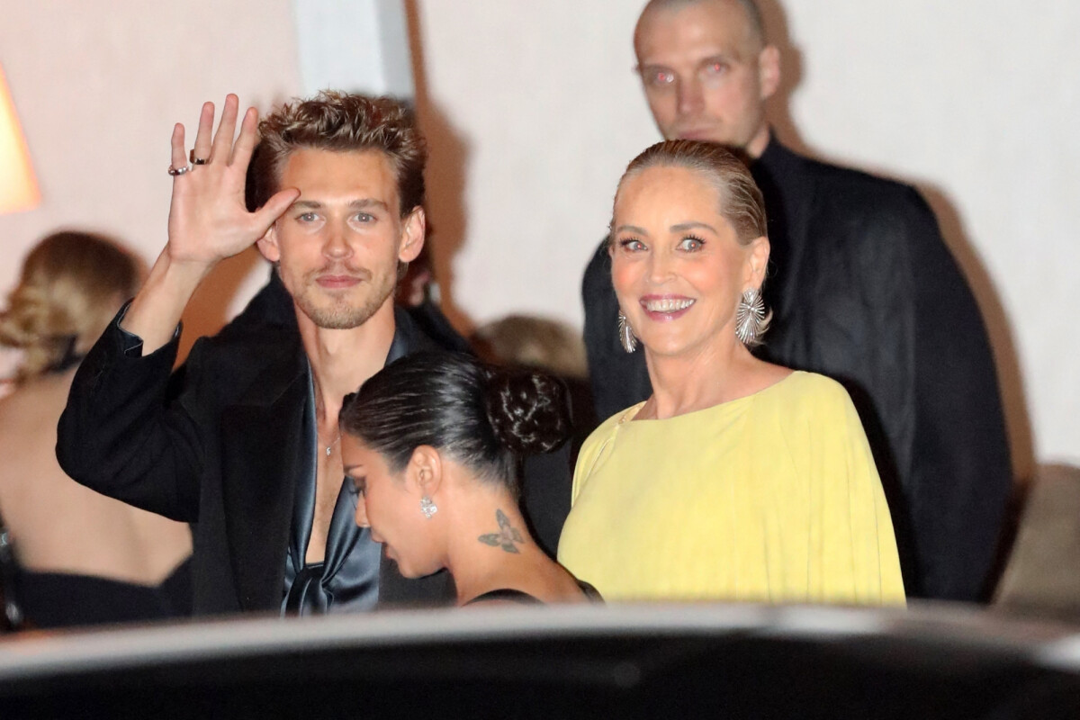 Photo : Austin Butler, Sharon Stone - Les célébrités à la soirée Vanity ...