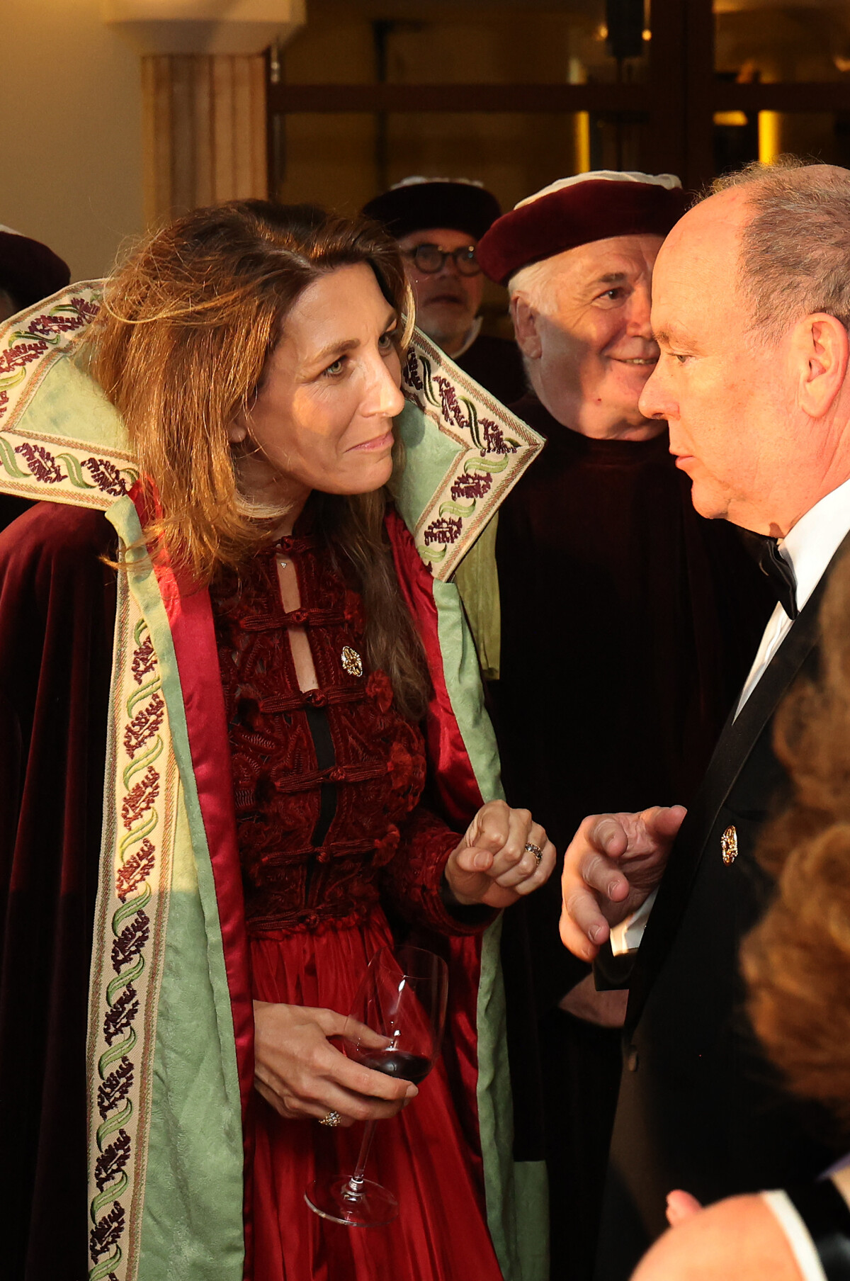 Photo : Anne-Claire Coudray et le prince Albert II de Monaco lors de la ...