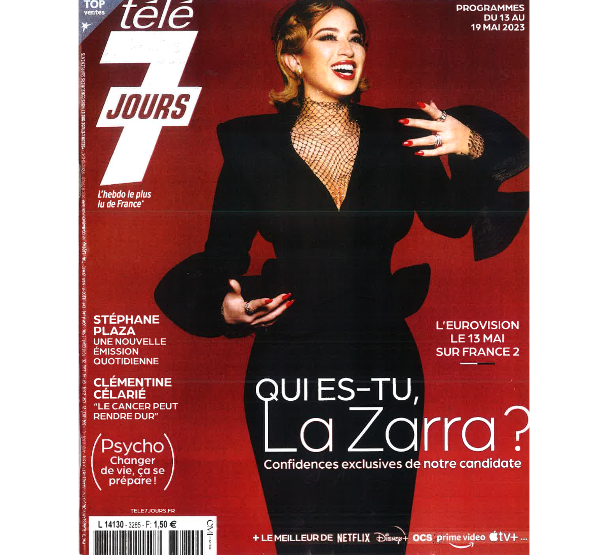 Photo : La Zarra fait la couverture du nouveau numéro de "Télé 7 jours ...
