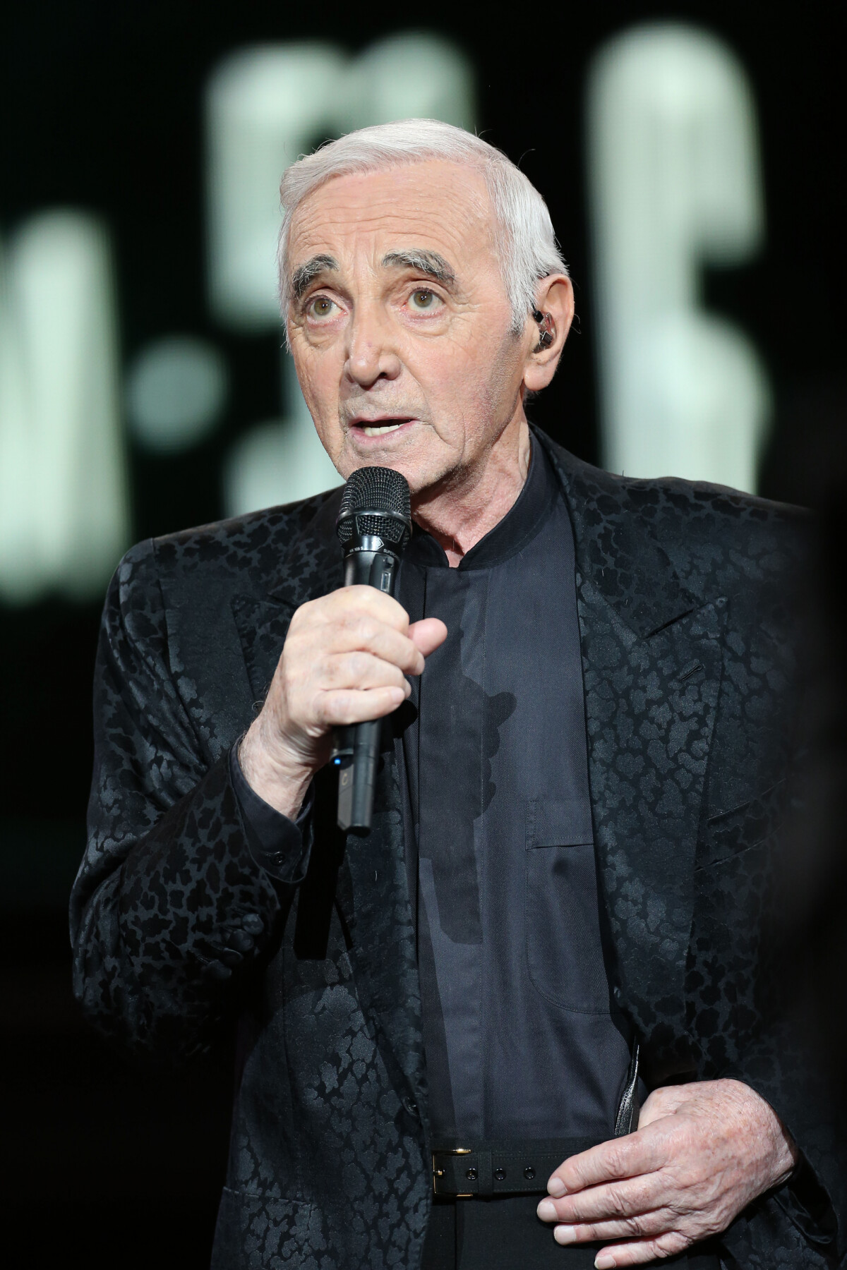 Photo : Exclusif - Charles Aznavour - Enregistrement de l'emission ...