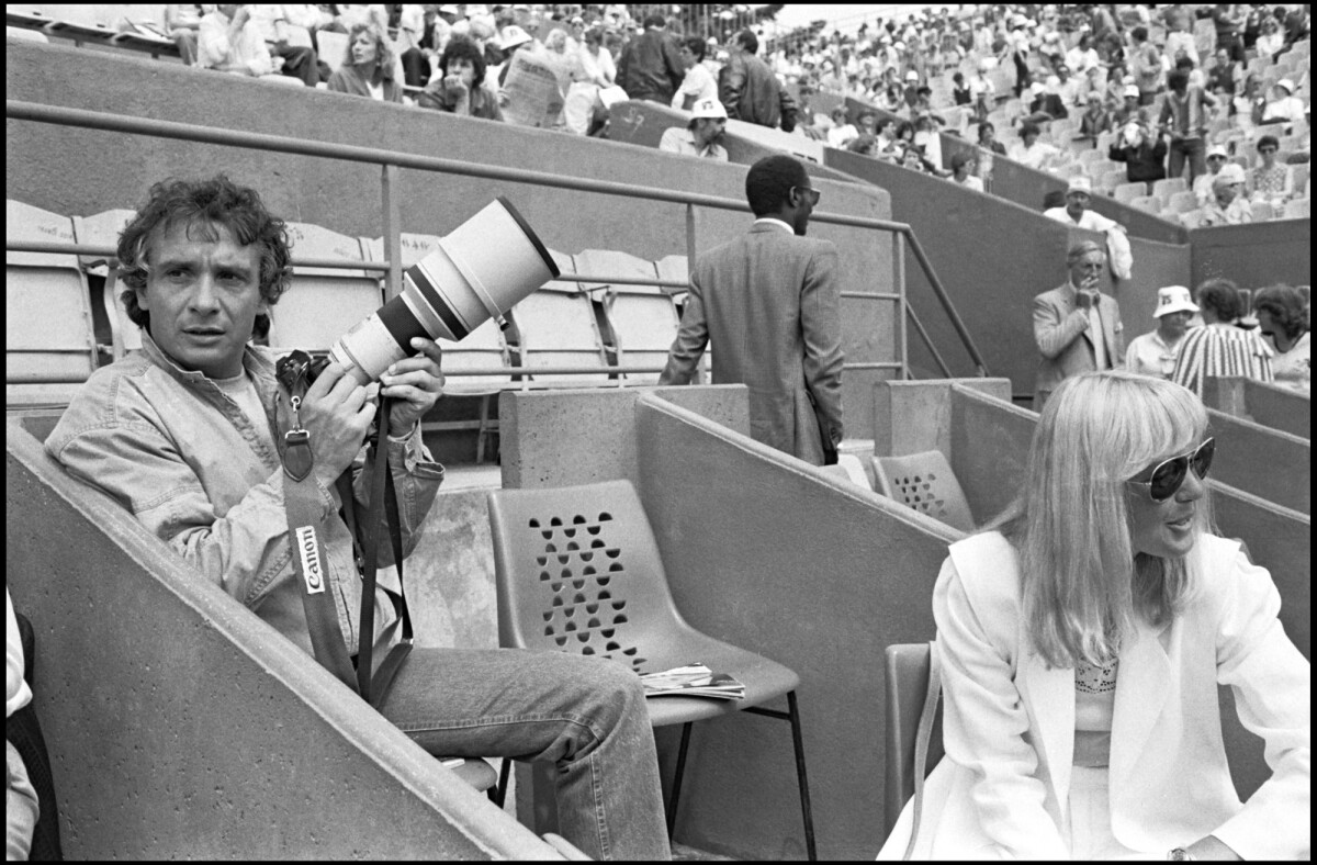 Photo : Michel Sardou et Mireille Darc au tournoi de Rolland-Garros ...