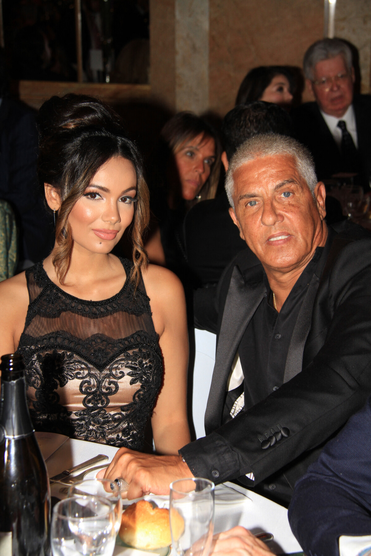Photo : Samy Naceri et sa compagne Sofia Athéna à la soirée de gala au profit de l'association ...