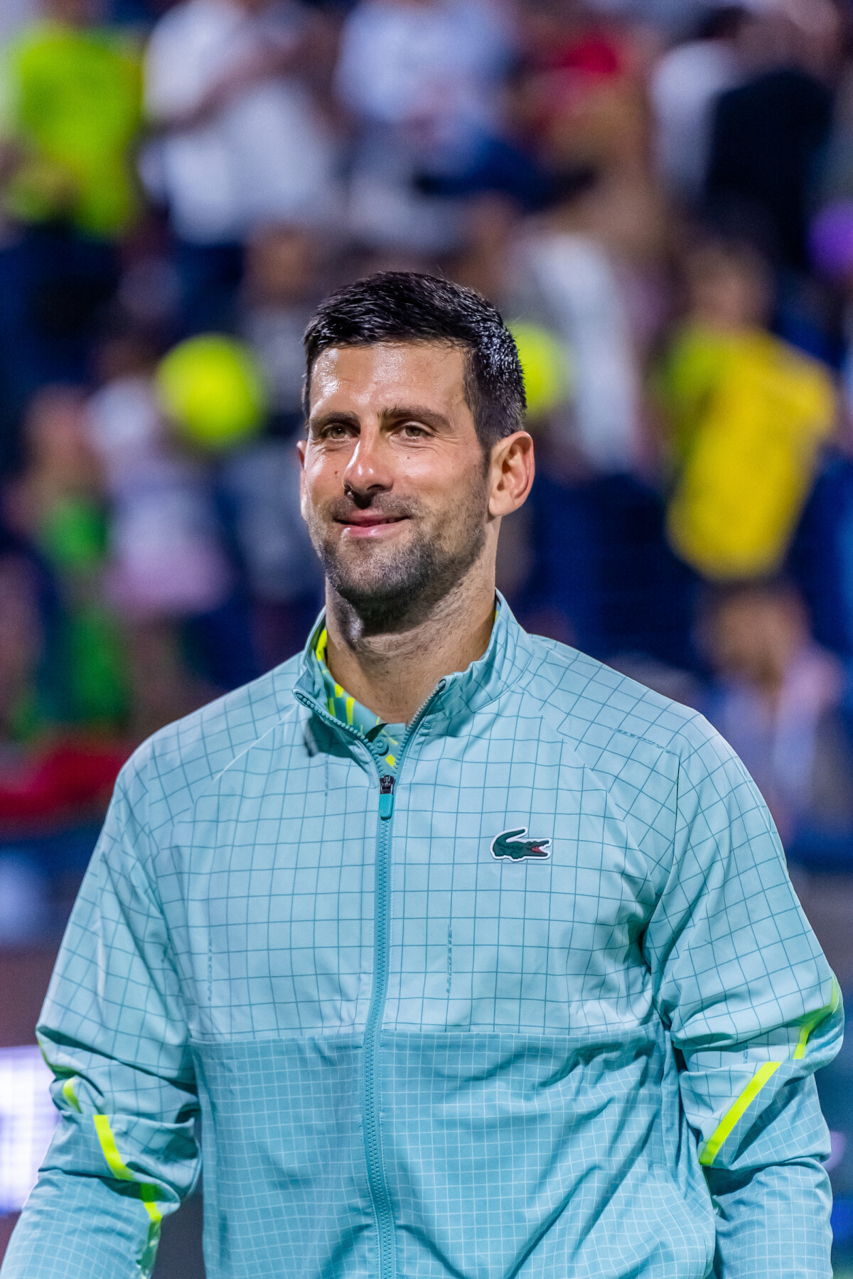 Photo : Le tennisman s'est imposé facilement lors de son premier tour ...