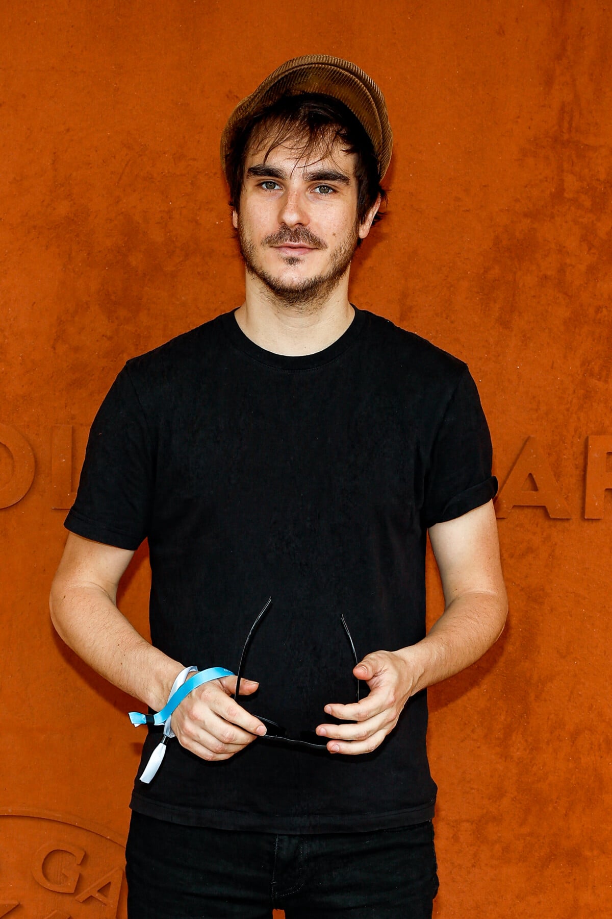 Photo : Gauvain Sers au village lors des Internationaux de France de tennis de Roland Garros ...