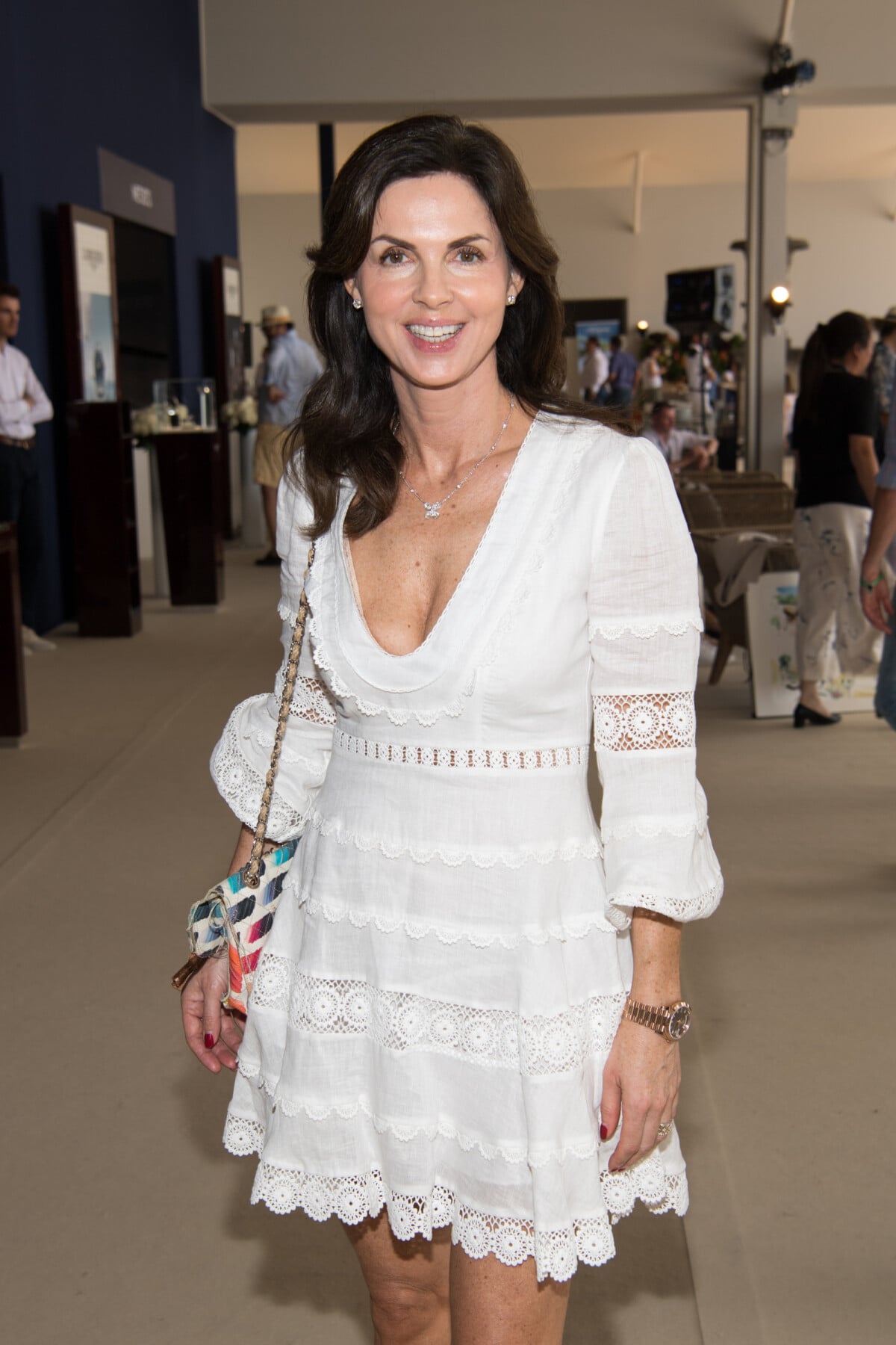 Photo : Exclusif - Caroline Barclay - People dans la tente VIP ...