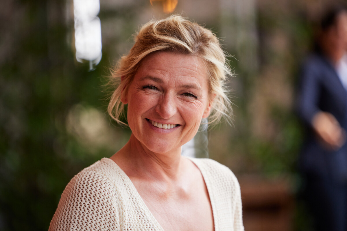 Photo : Anne-Elisabeth Lemoine au village lors des Internationaux de ...
