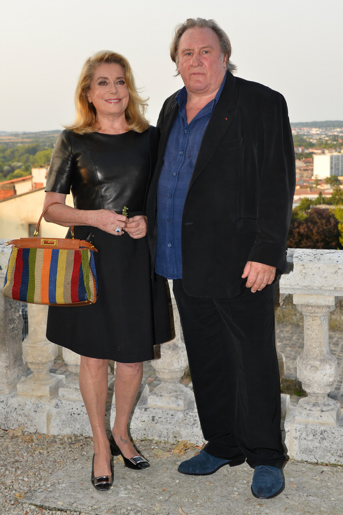 Photo : Catherine Deneuve et Gérard Depardieu - 10ème Festival du Film Francophone d'Angoulême ...