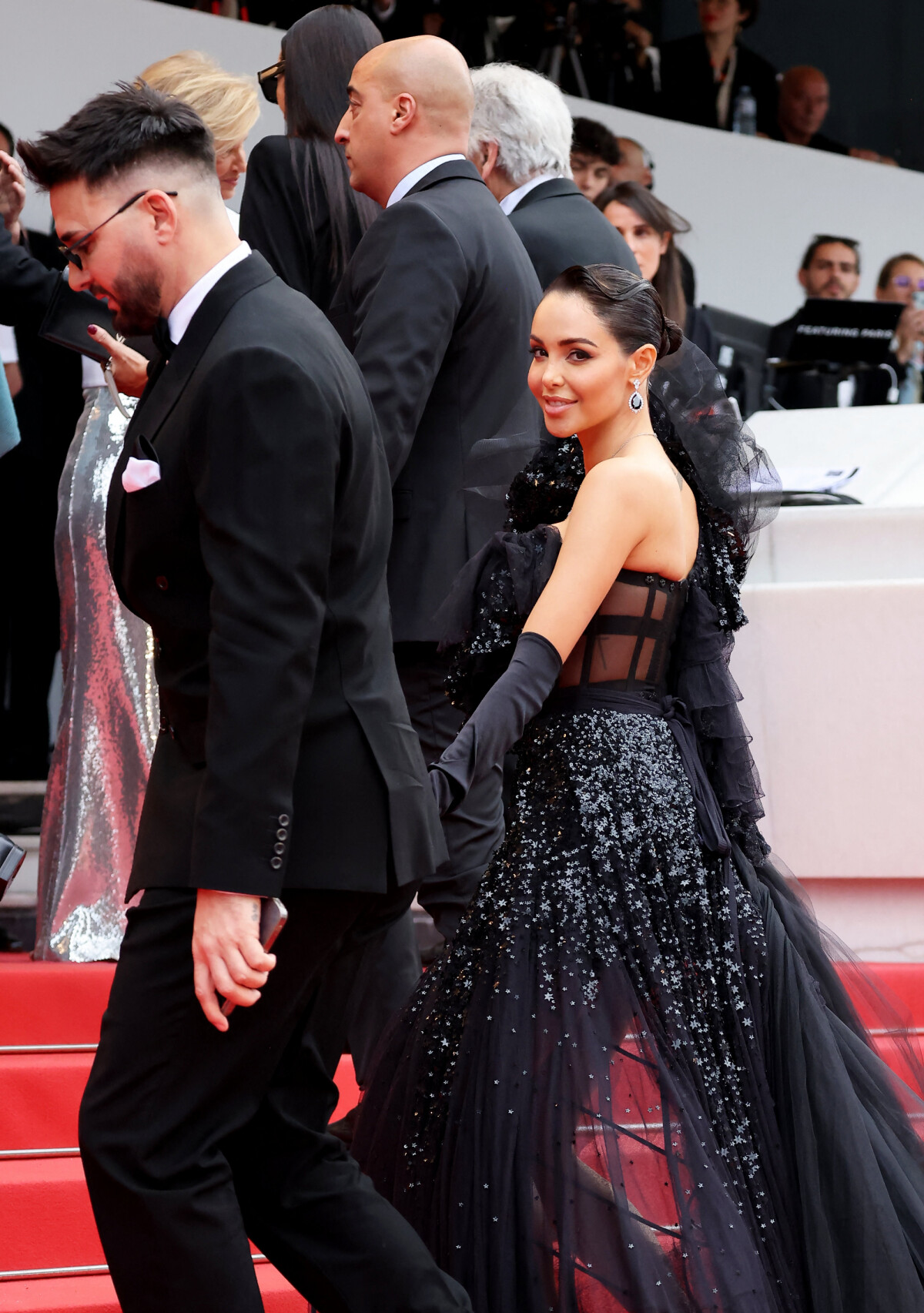 Photo : Thomas Vergara et sa femme Nabilla Benattia-Vergara - Montée des marches du film ...