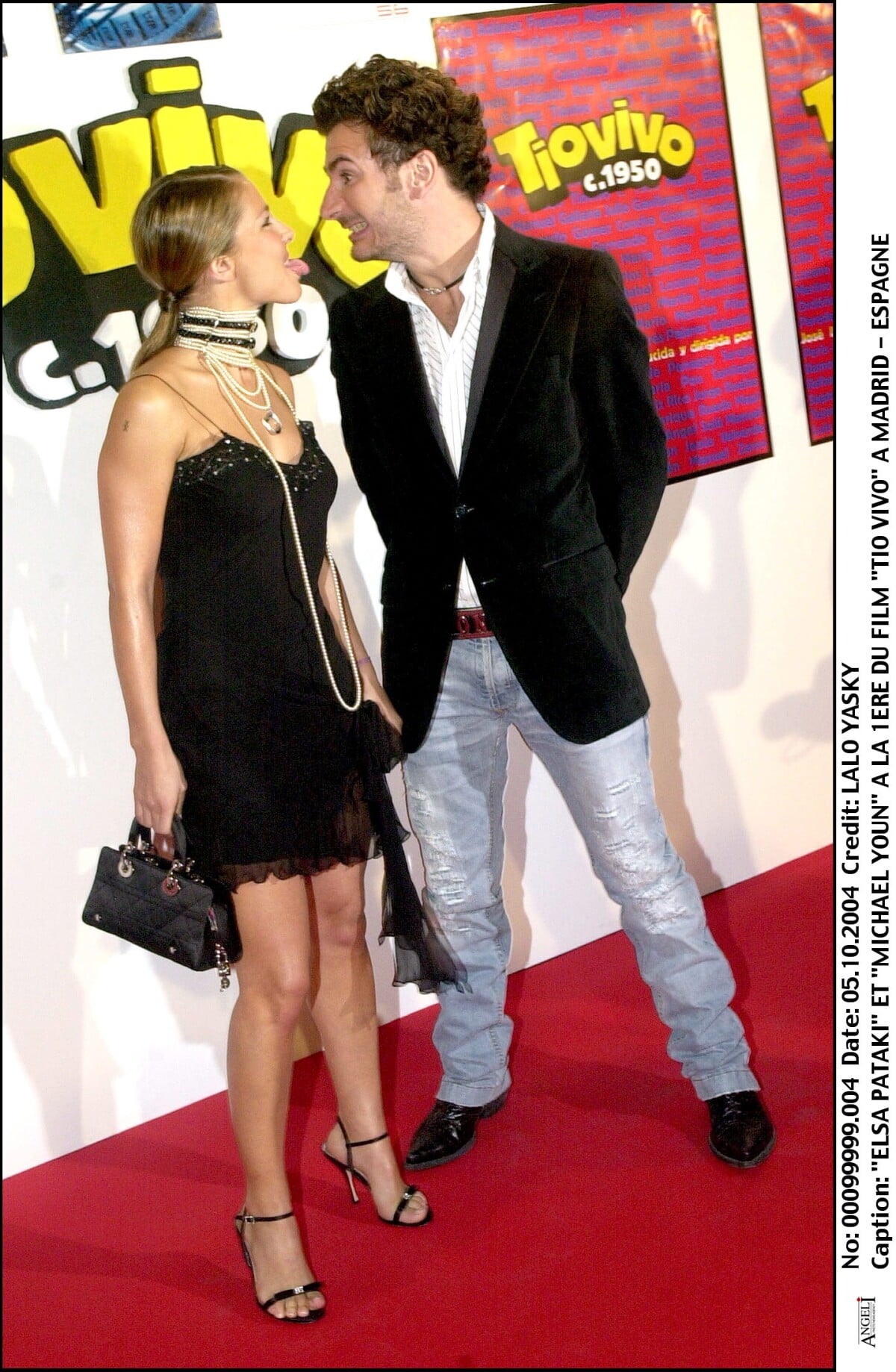 Photo : Elsa Pataky et Michael Youn à la 1ere du film "Tio Vivo" à ...
