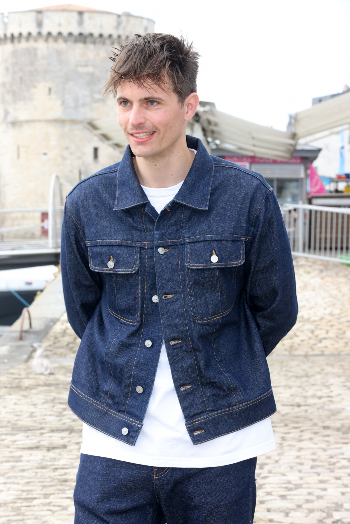 Photo : Raphaël Quenard - Photocall de la série "HP" lors du Festival ...