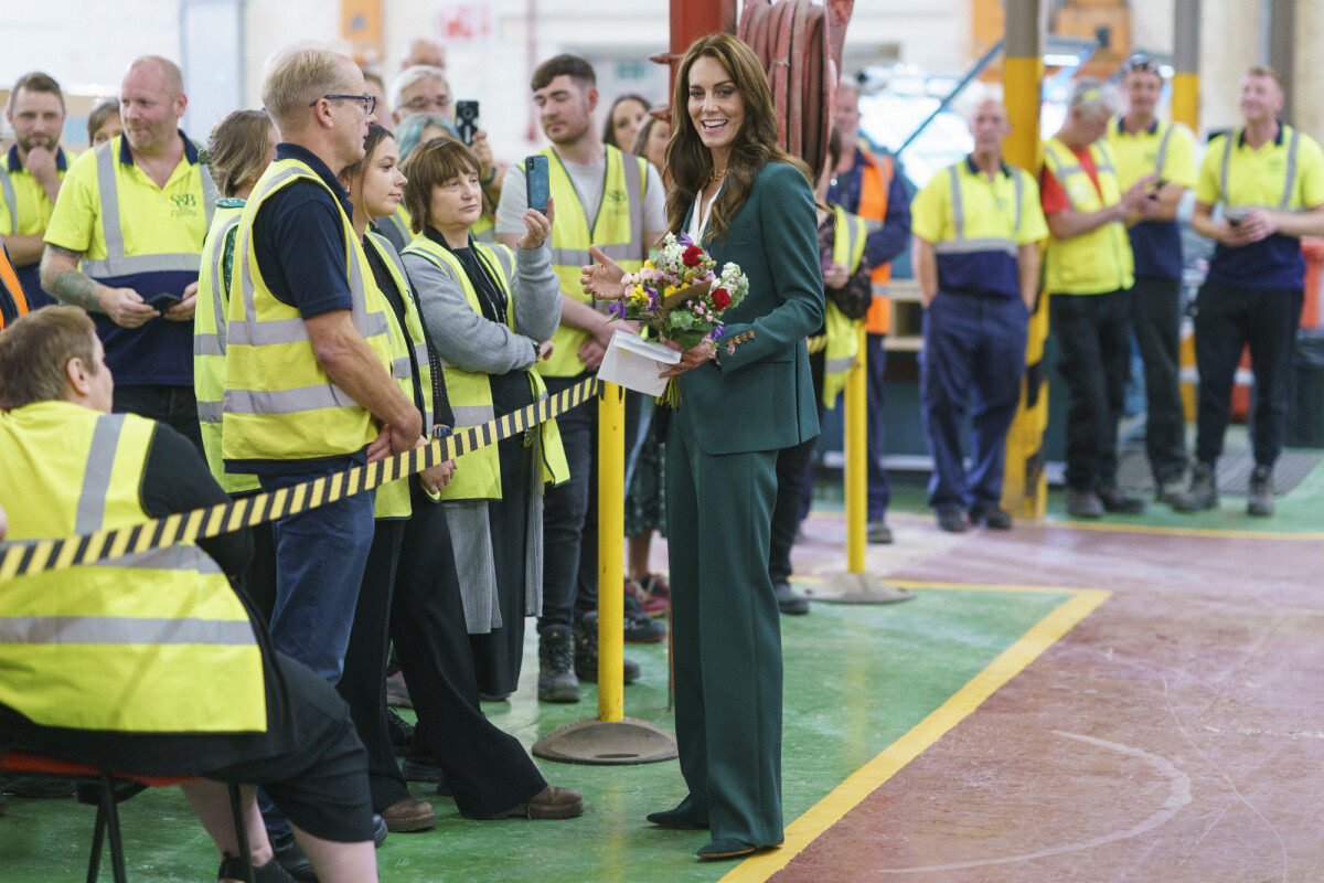 Photo : Catherine (Kate) Middleton, princesse de Galles, visite l ...