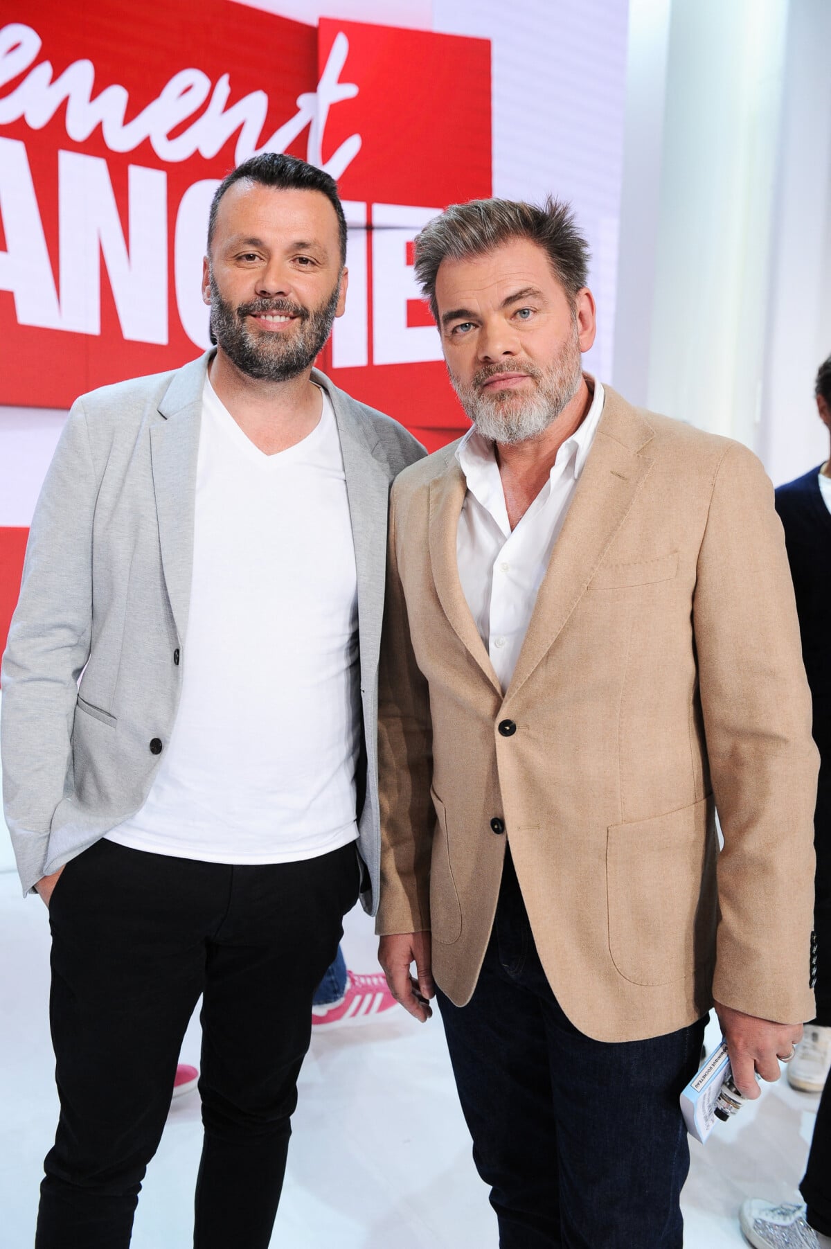 Photo : Exclusif - Arnaud Diaz et Clovis Cornillac - Enregistrement de ...
