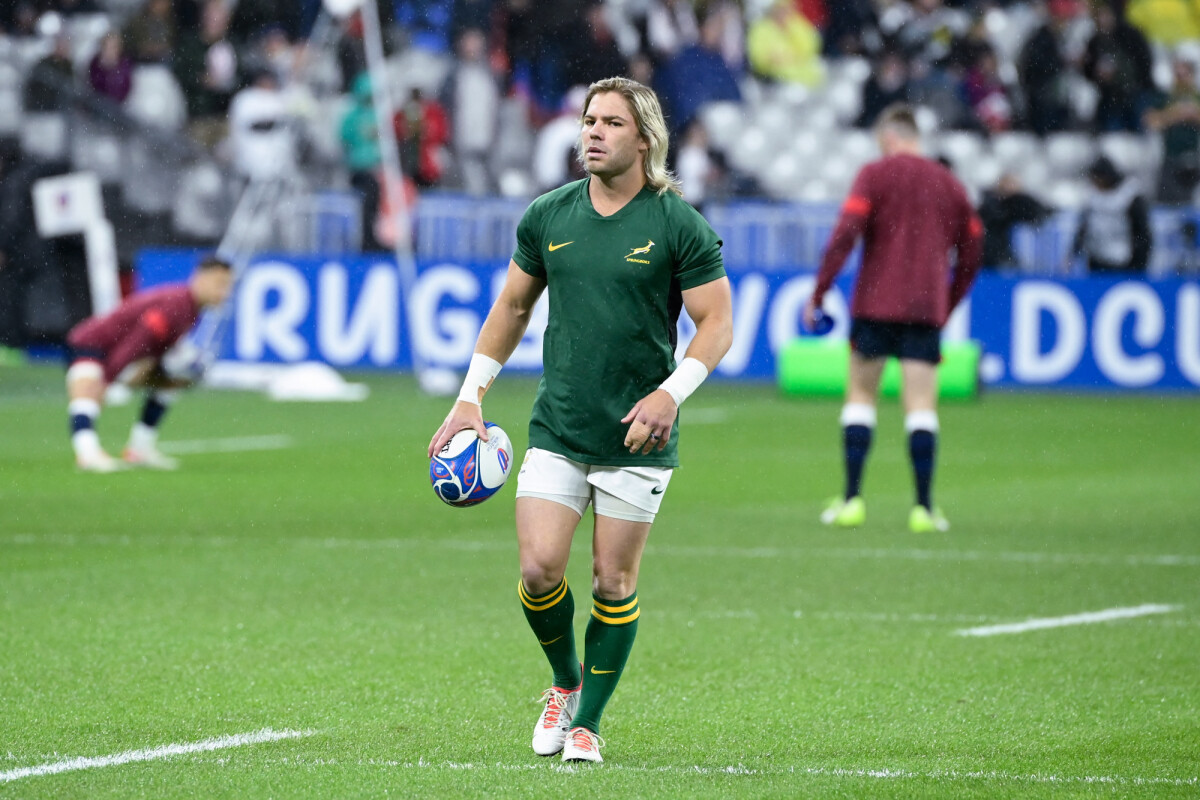 Photo : Echauffement - FAF DE KLERK ( 21 - Afrique du Sud ) - Match de ...