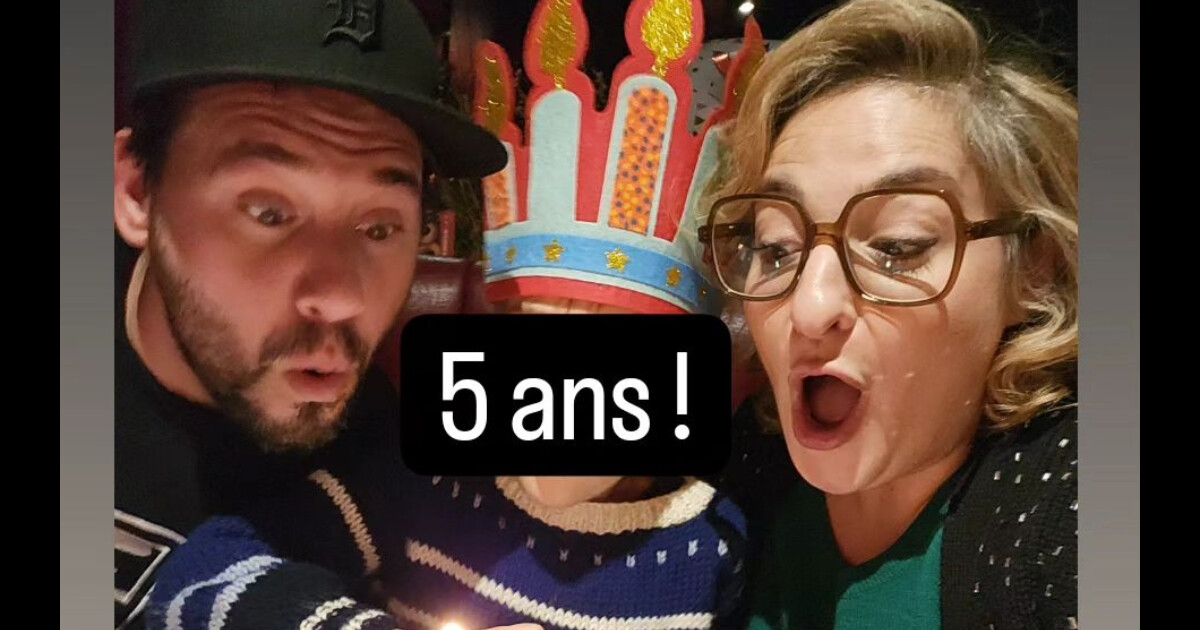 PHOTO Marilou Berry et son amoureux artiste fêtent les 5 ans de leur fils Andy - Purepeople