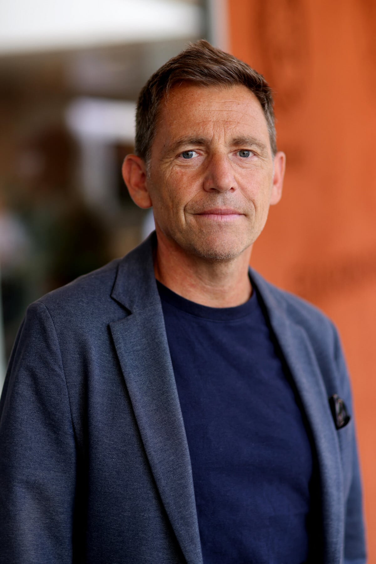 Photo : Daniel Riolo au village lors des Internationaux de France de ...