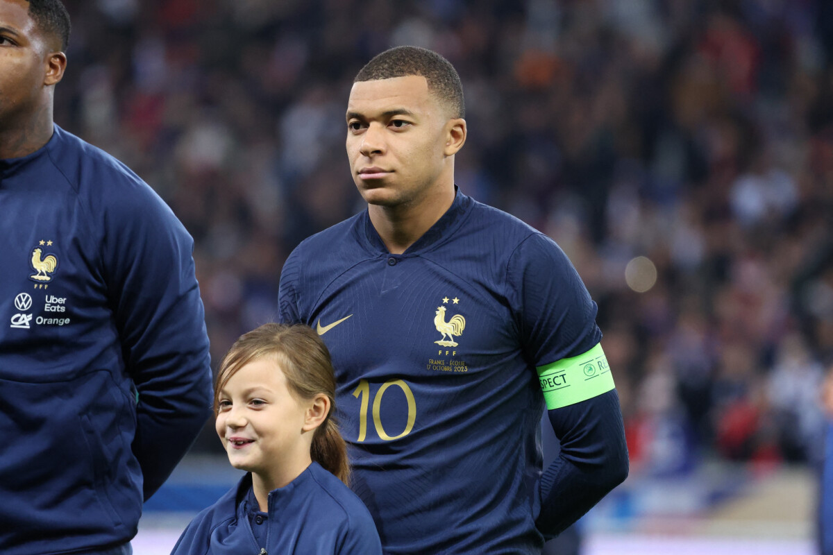 Photo : Kylian Mbappé lors du match amical France vs Ecosse, Decathlon ...