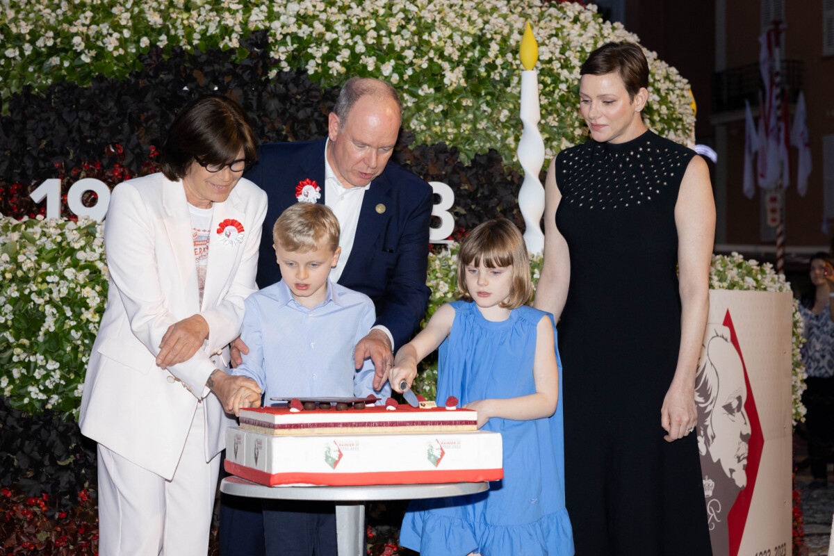 Photo : La princesse Stéphanie de Monaco, le prince Albert II, la ...