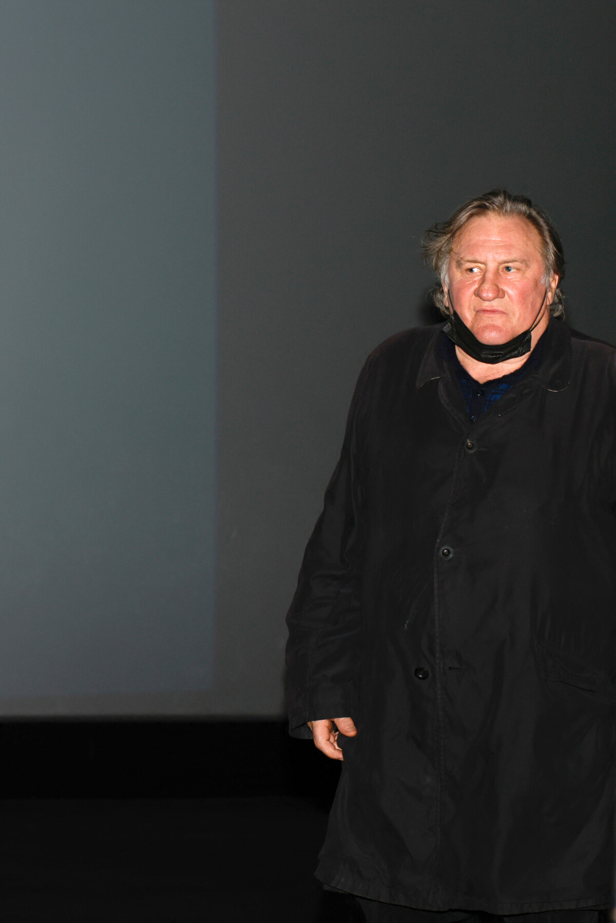 Photo : Gérard Depardieu lors du Festival Premiers Plans à Angers le 28 ...