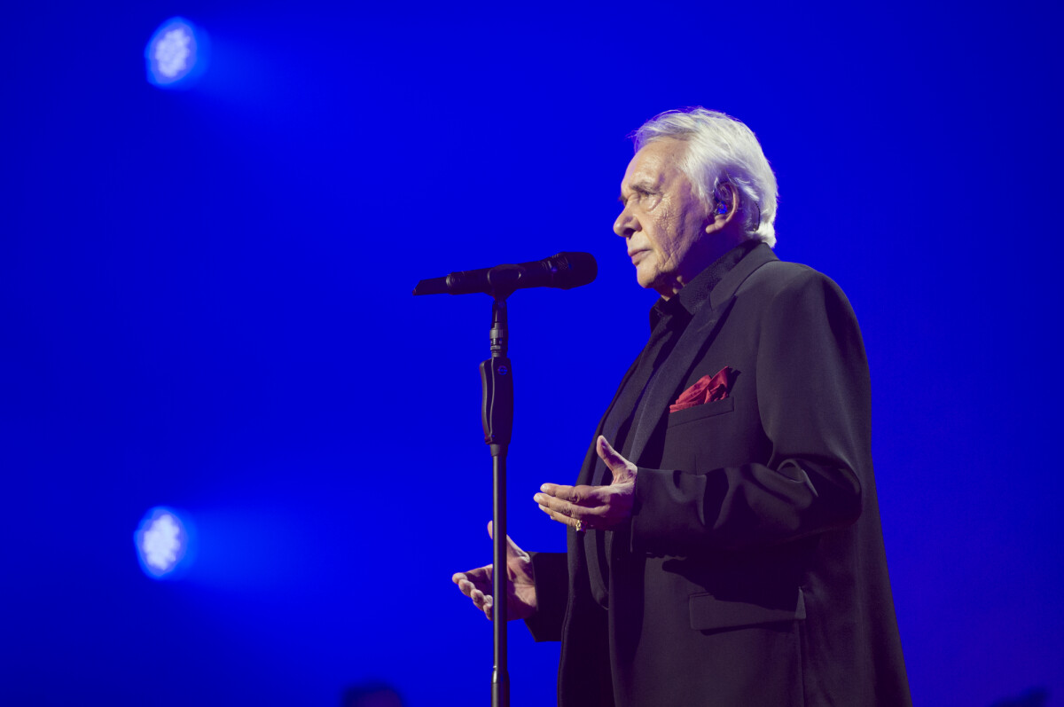 Photo : Michel Sardou lors de son concert au Zénith de Rouen. - Purepeople