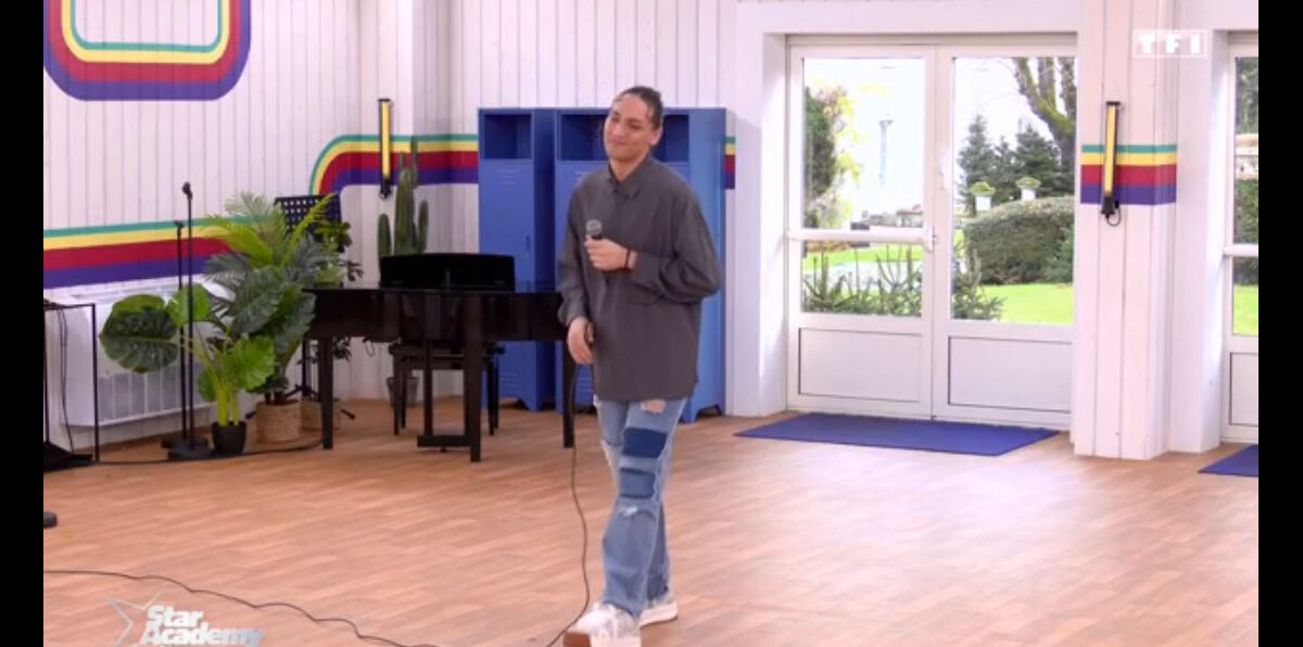 Photo : Djebril lors de la quotidienne de la "Star Academy" du 12 ...