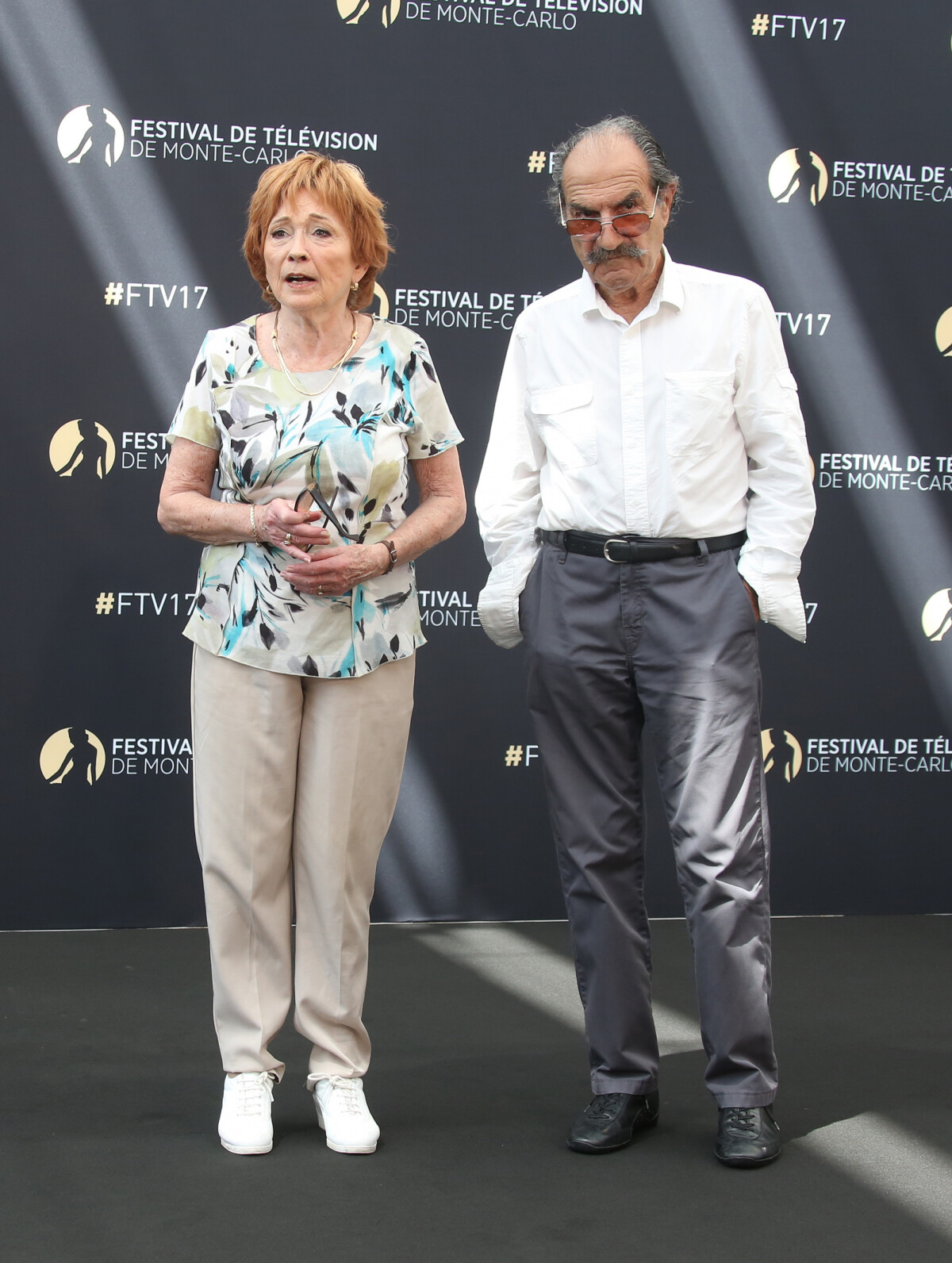 Photo : Gérard Hernandez et Marion Game - 57ème Festival de télévision ...