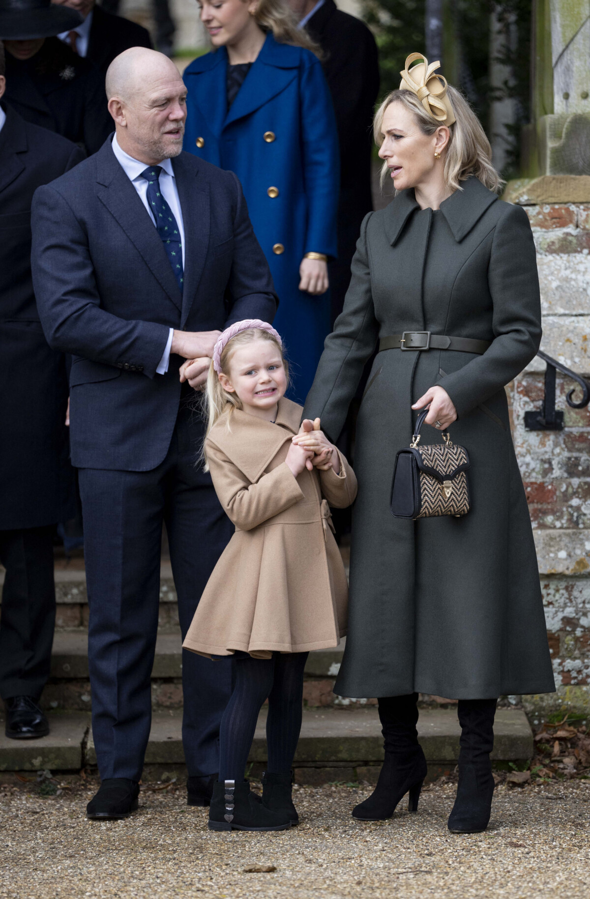 Photo : Mike Tindall, Zara Tindall, Lena Tindall - Les membres de la ...