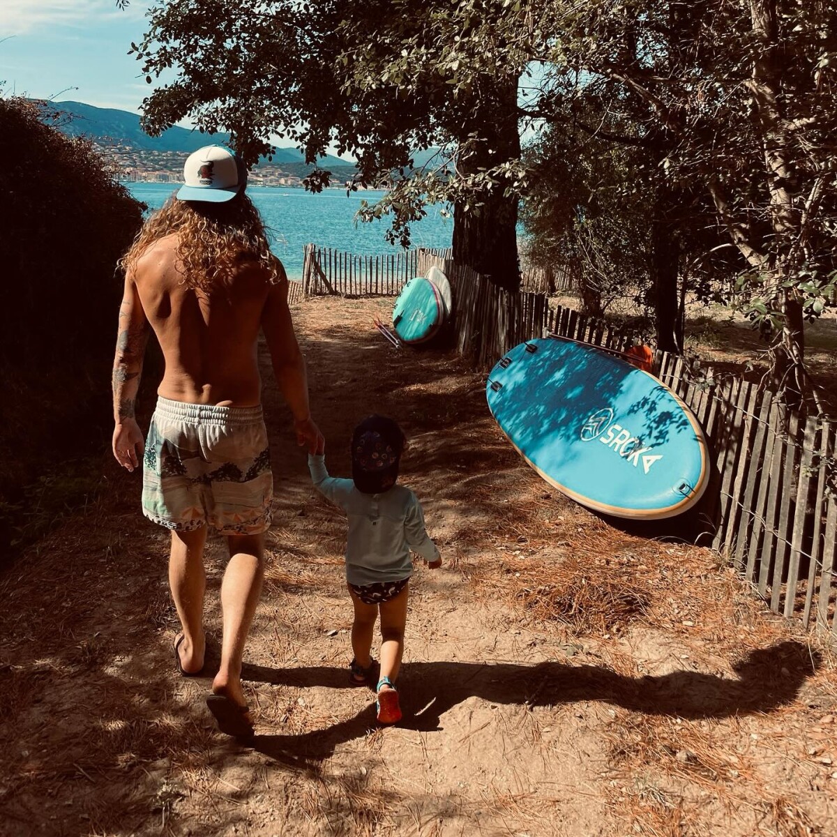 Photo : Une photo partagée avec son petit garçon, dont il n'a toujours ...
