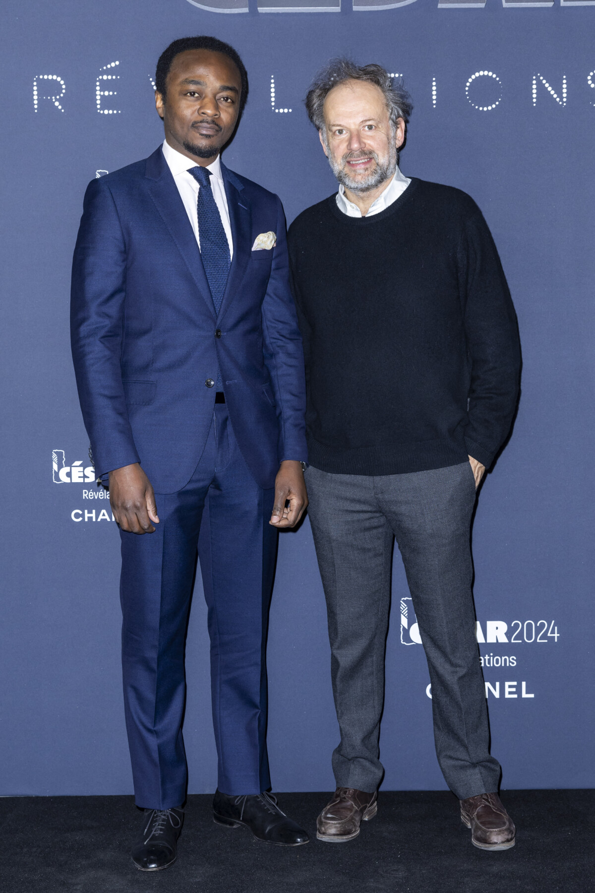 Photo : Marc Zinga et Denis Podalydès au photocall du dîner César ...
