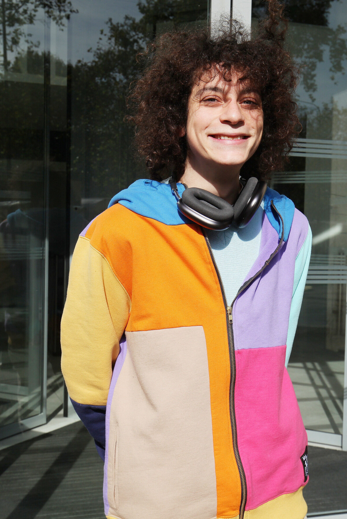 Photo : Roman Doduik à la sortie des studios de RTL à Paris, France, le ...