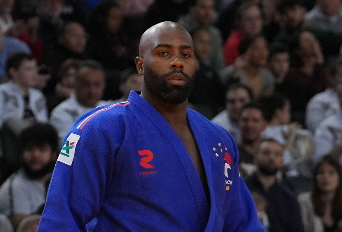 Photo : Teddy Riner : Le Paris Grand Slam 2024. Paris, le 4 février ...