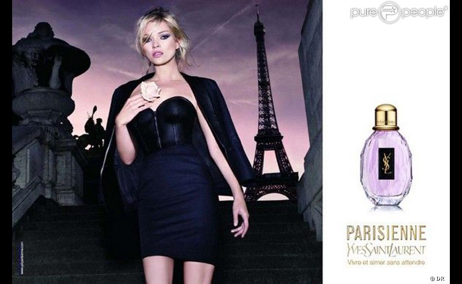 Kate Moss, égérie de Parisienne d'Yves Saint Laurent - Purepeople