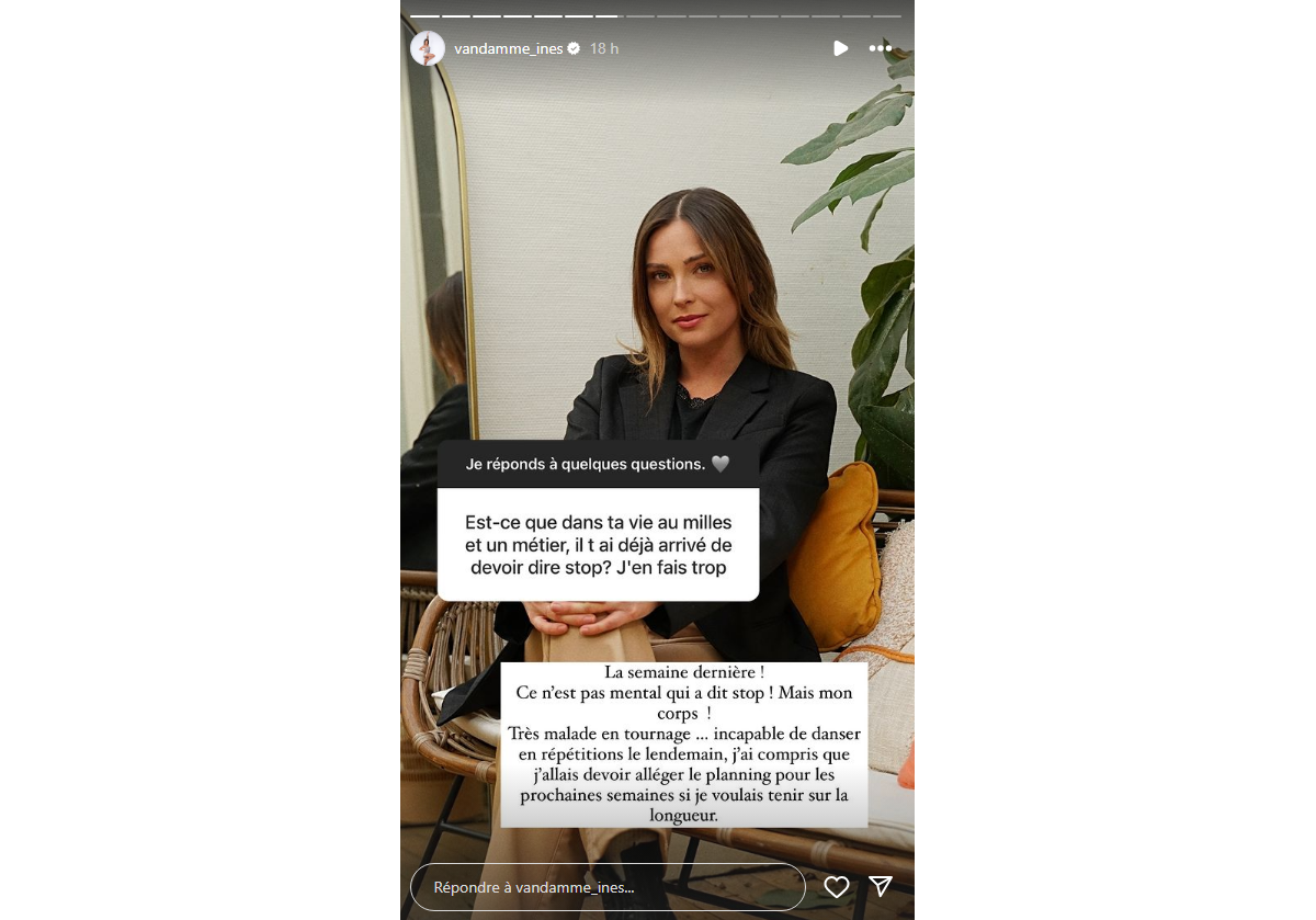 Photo : En story Instagram, elle a confié être tombée "très malade en ...