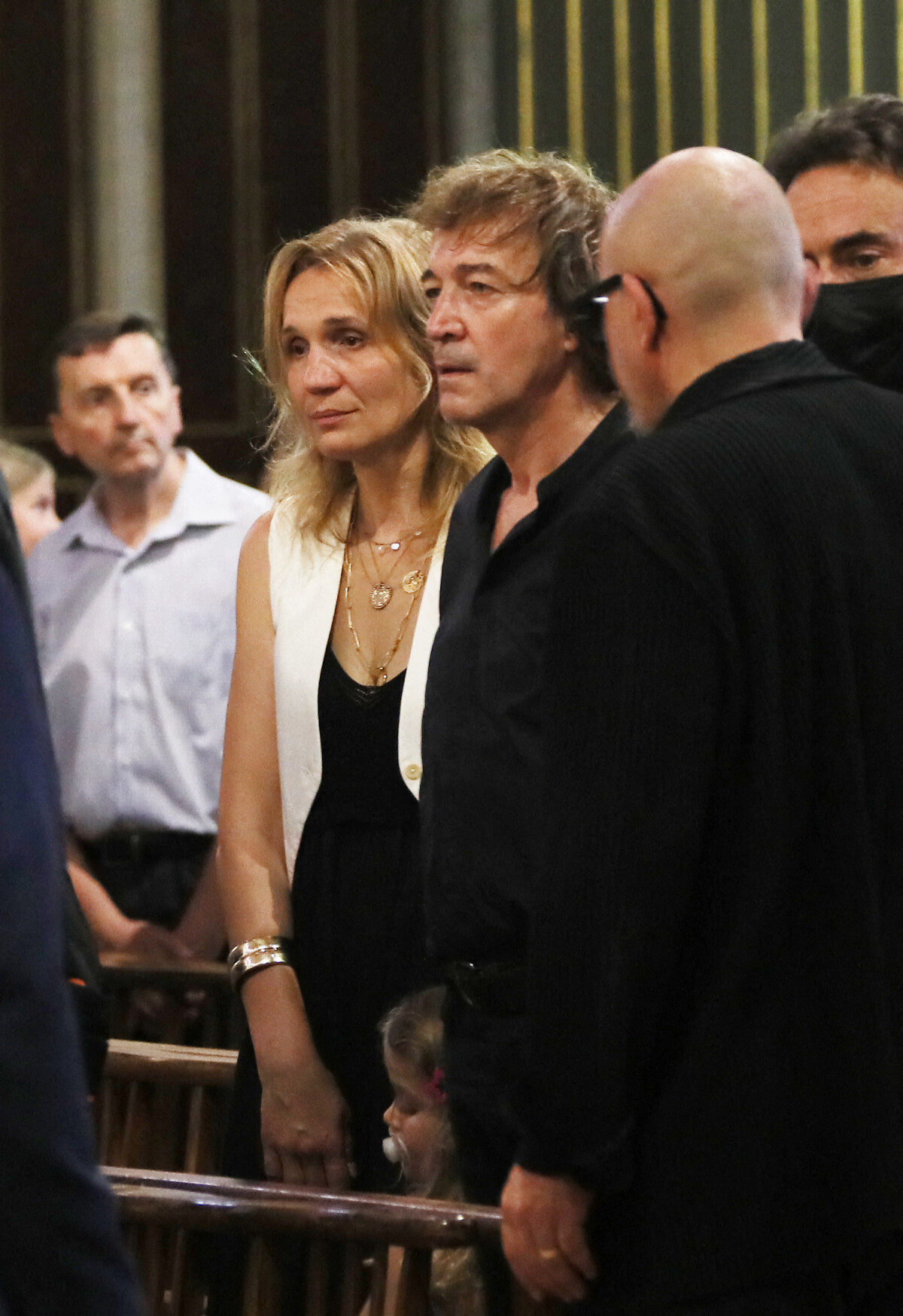 Photo : Celle qui partage la vie de Cali, c'est Caroline Chevreux, avec qui il a eu trois filles ...