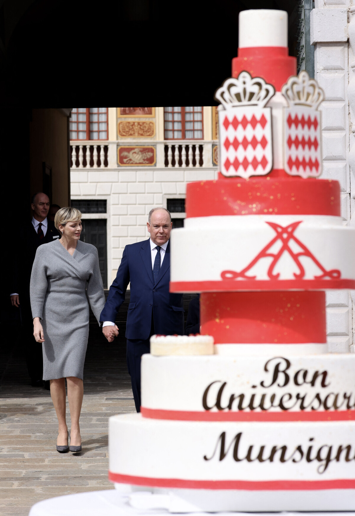 Photo : Le prince Albert II de Monaco, la princesse Charlène de Monaco ...