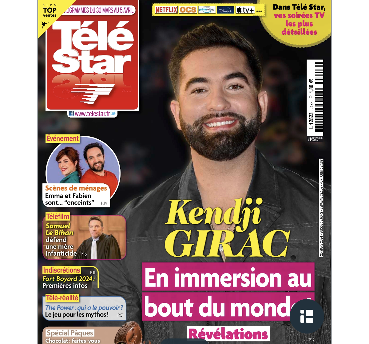 Photo : Le magazine "Télé Star" du 23 mars 2024 - Purepeople